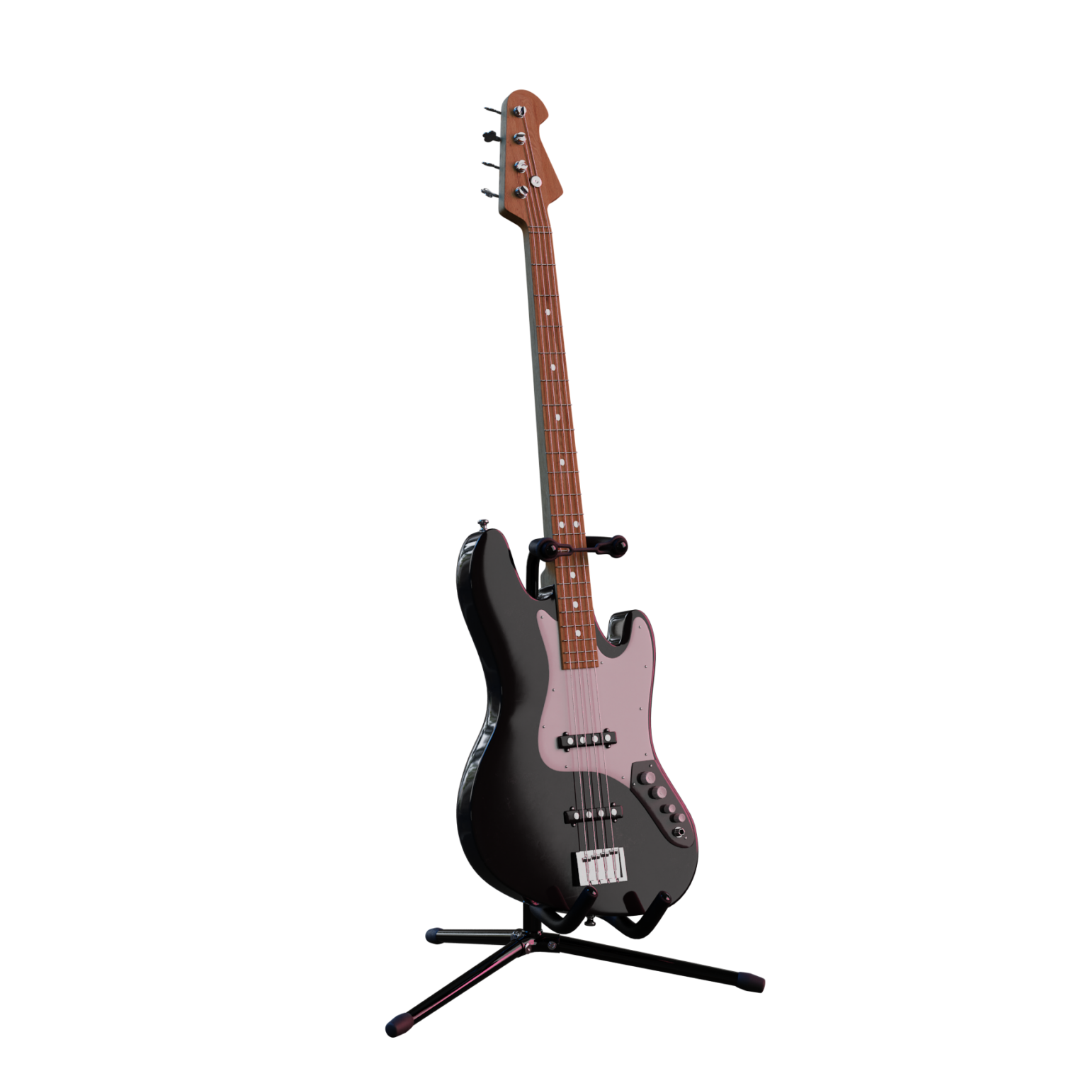 Bass Guitar 01 • iMeshh - 3D Model for Blender 4.0+