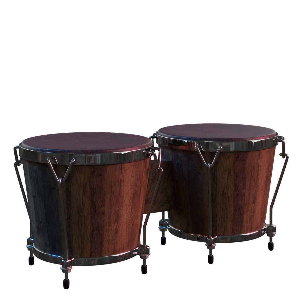 Bongos 01 3D Models for Blender • iMeshh 3D Model Library