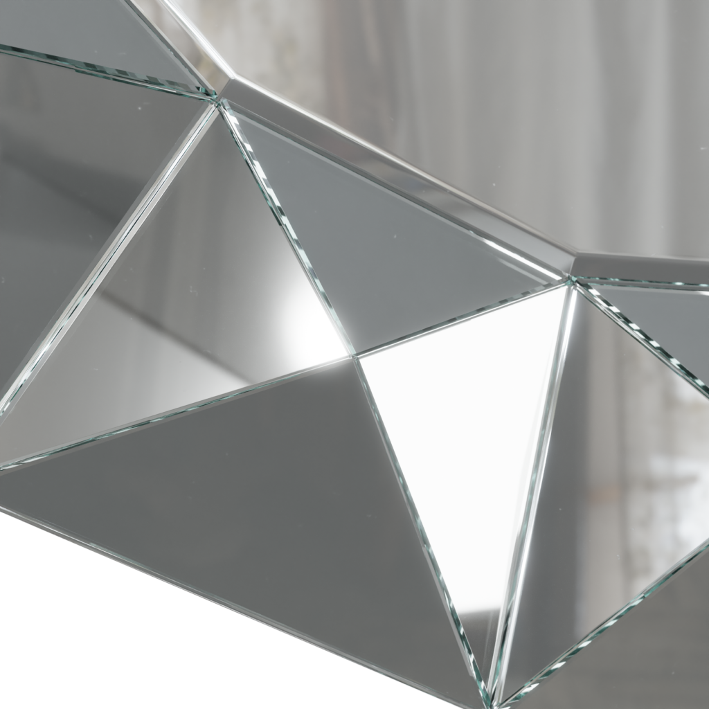 Faceted Mirror 01 • iMeshh - 3D Model for Blender 4.0+