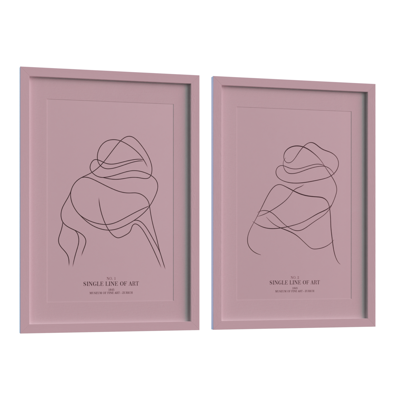 Line Drawing Frames 01 • iMeshh - 3D Model for Blender 4.0+