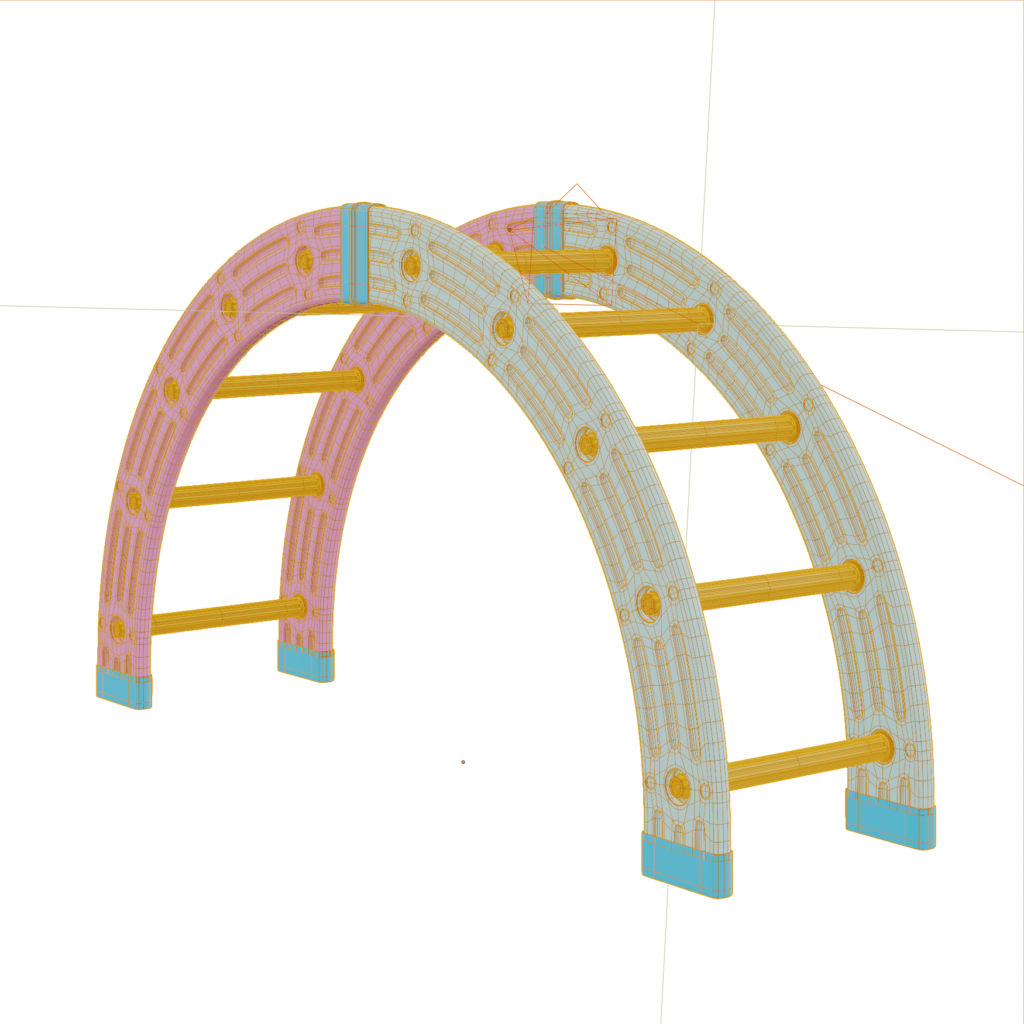 Kids Circle Ladder 01 • iMeshh - 3D Model for Blender 4.0+