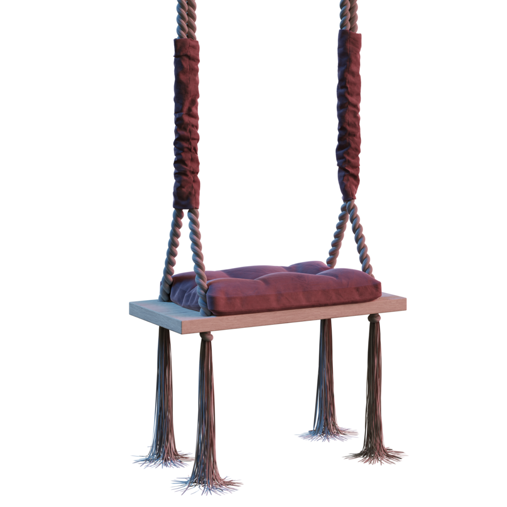 Indoor Swing 01 • iMeshh - 3D Model for Blender 4.0+