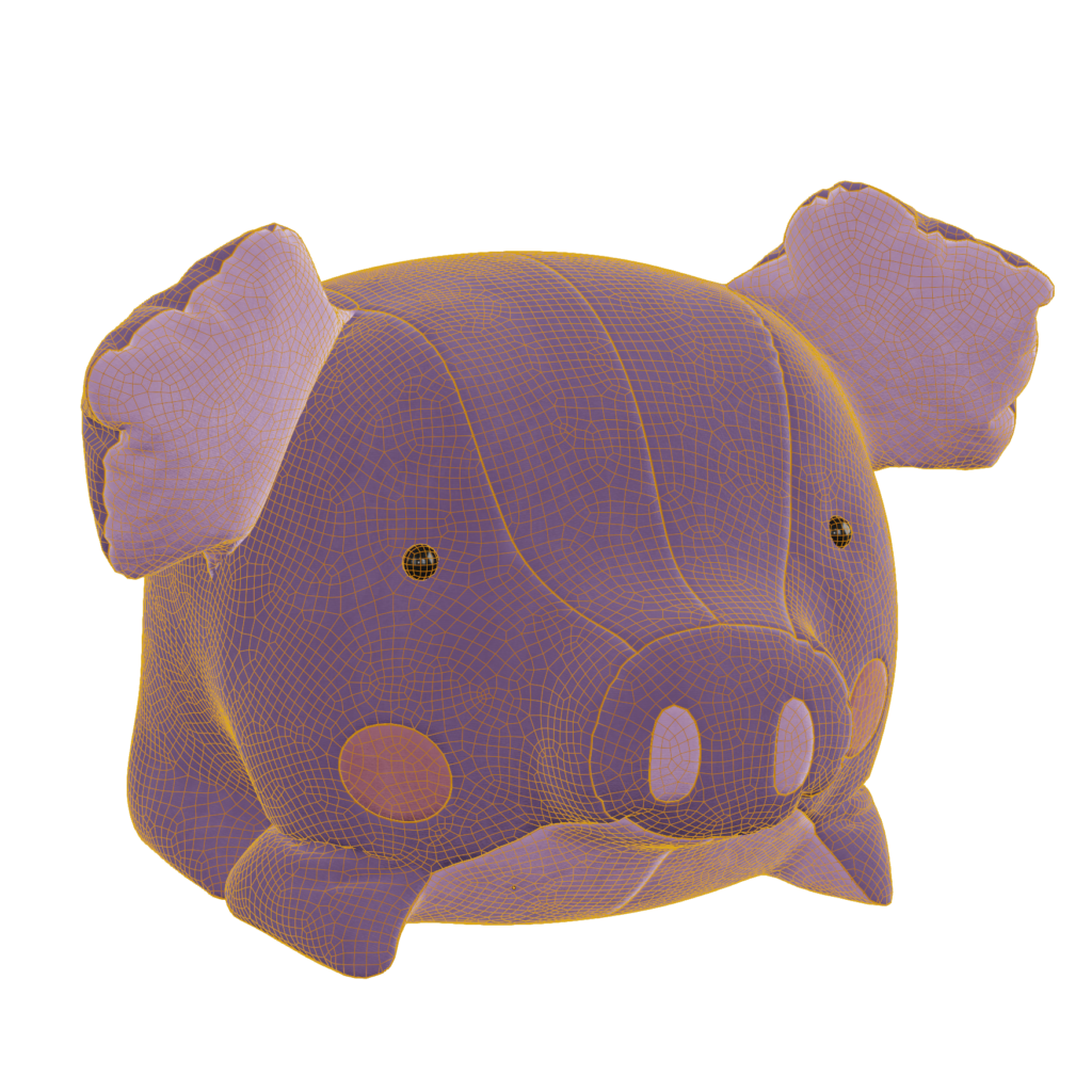 Plush Toy Pig 01 • iMeshh - 3D Model for Blender 4.0+