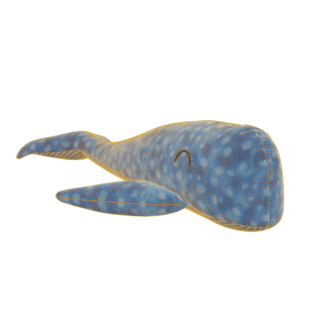 Plush Toy Whale 01 • iMeshh - 3D Model for Blender 4.0+