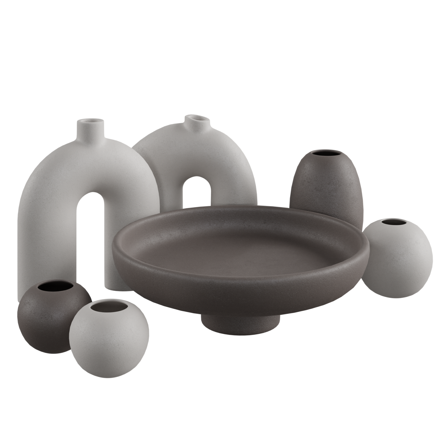 Stone Vase Set 01 • Imeshh 3d Model For Blender 40