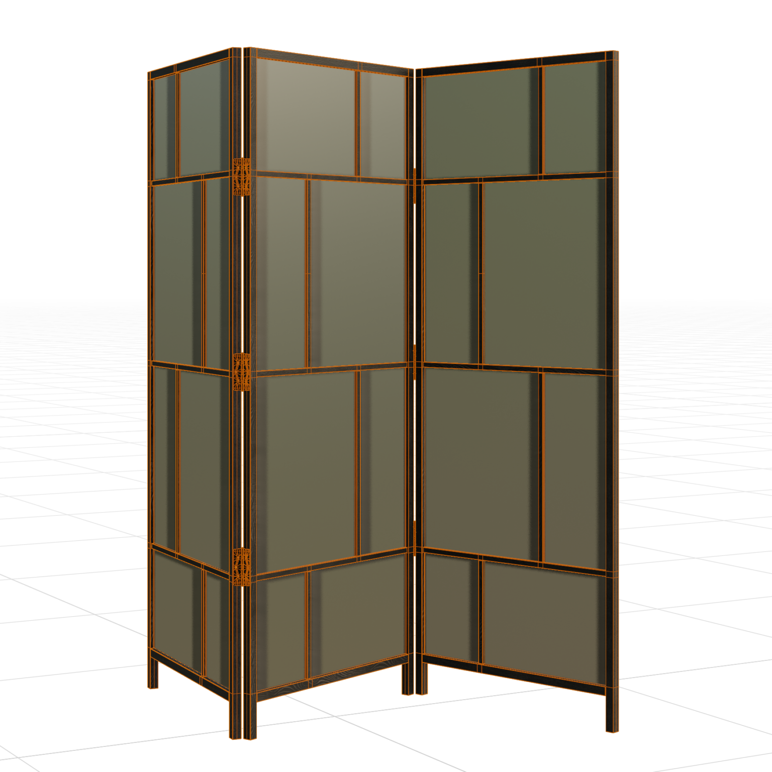 Frosted Room Divider 01 • iMeshh