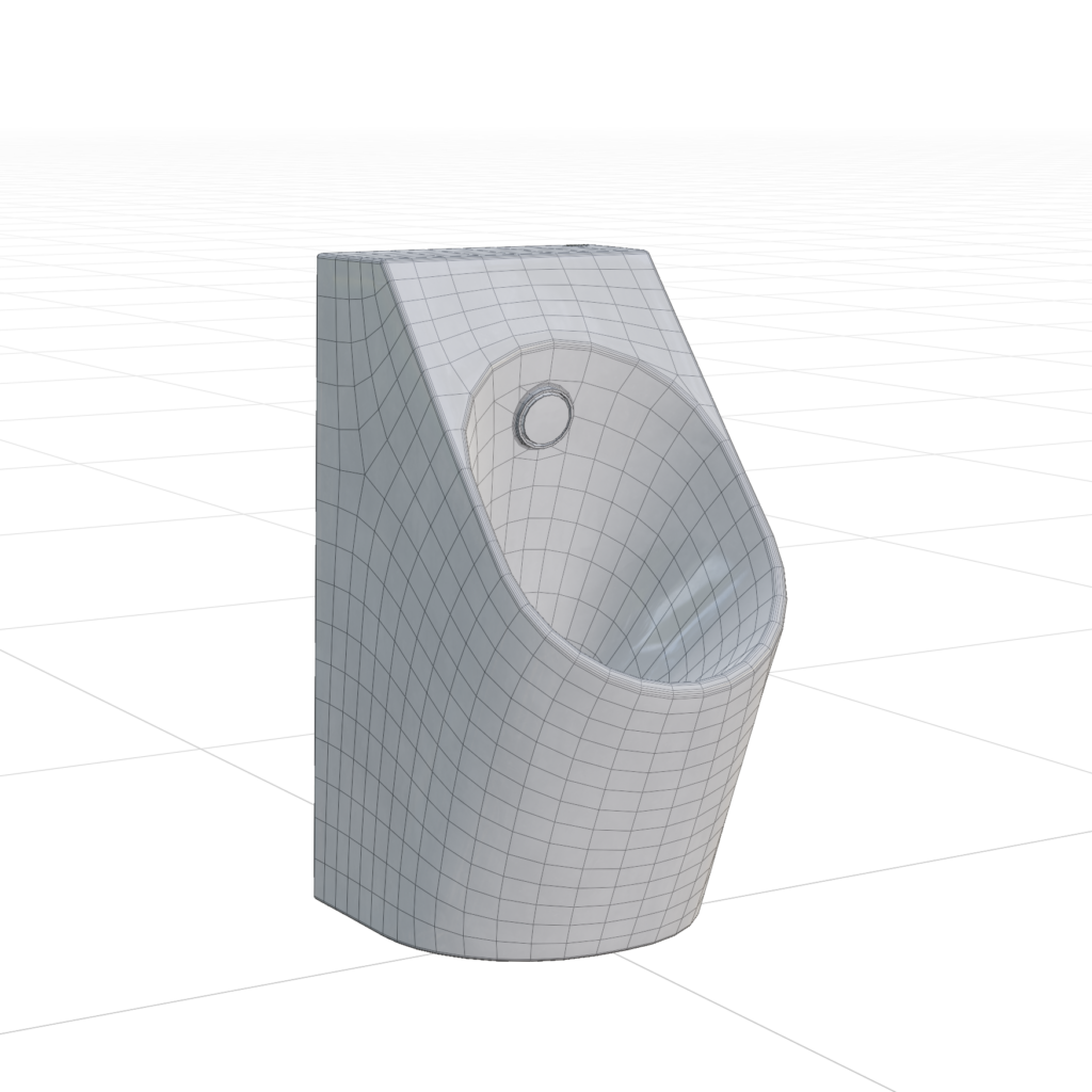 Bathroom Urinal 02 • iMeshh - 3D Model for Blender 4.0+