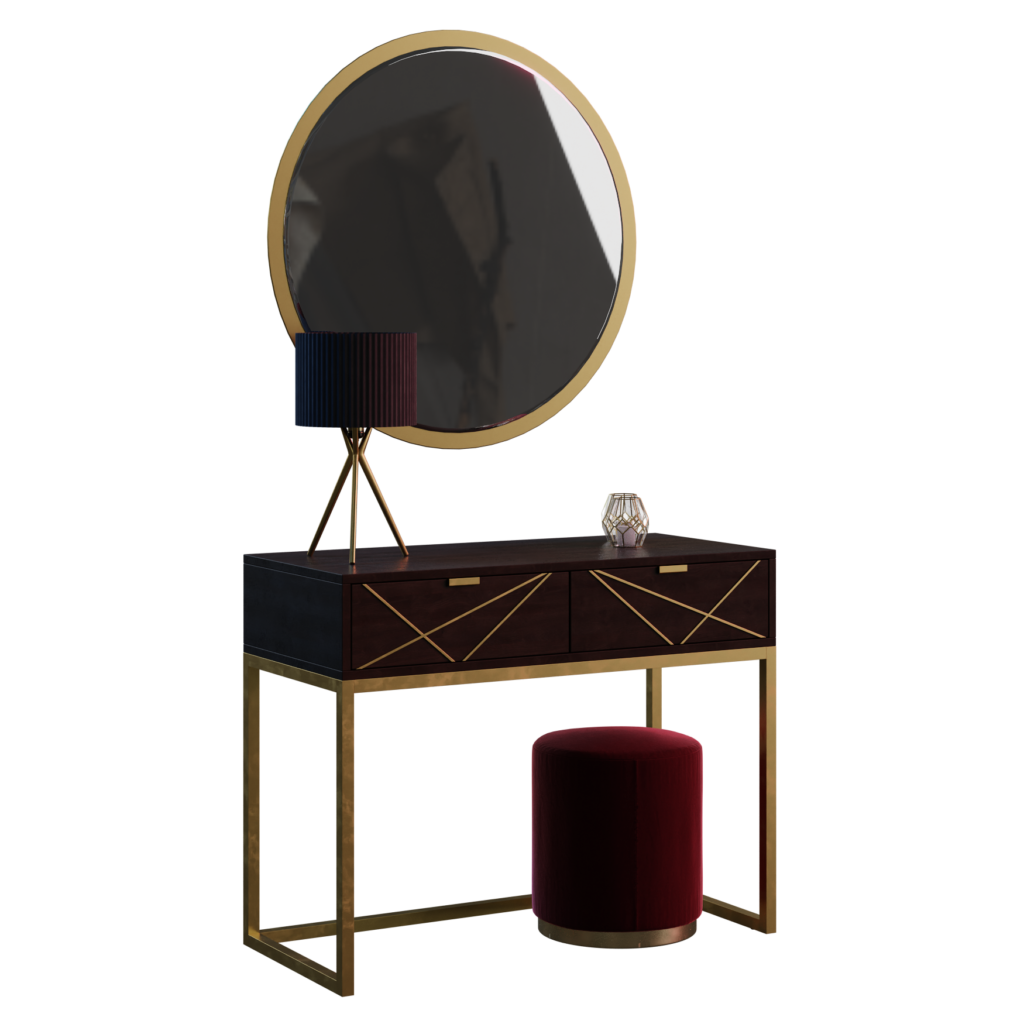 White Dressing Table 04 • iMeshh - 3D Model for Blender 4.0+