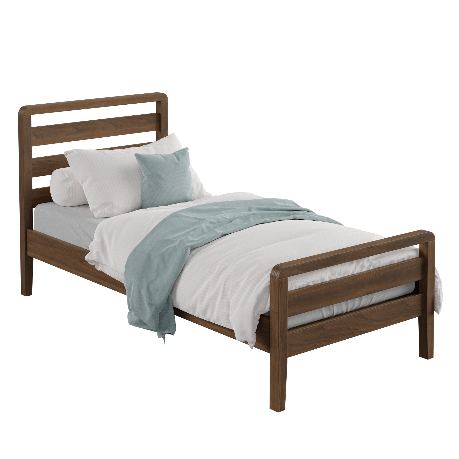 Modern Single Bed 01 • iMeshh - 3D Model for Blender 4.0+