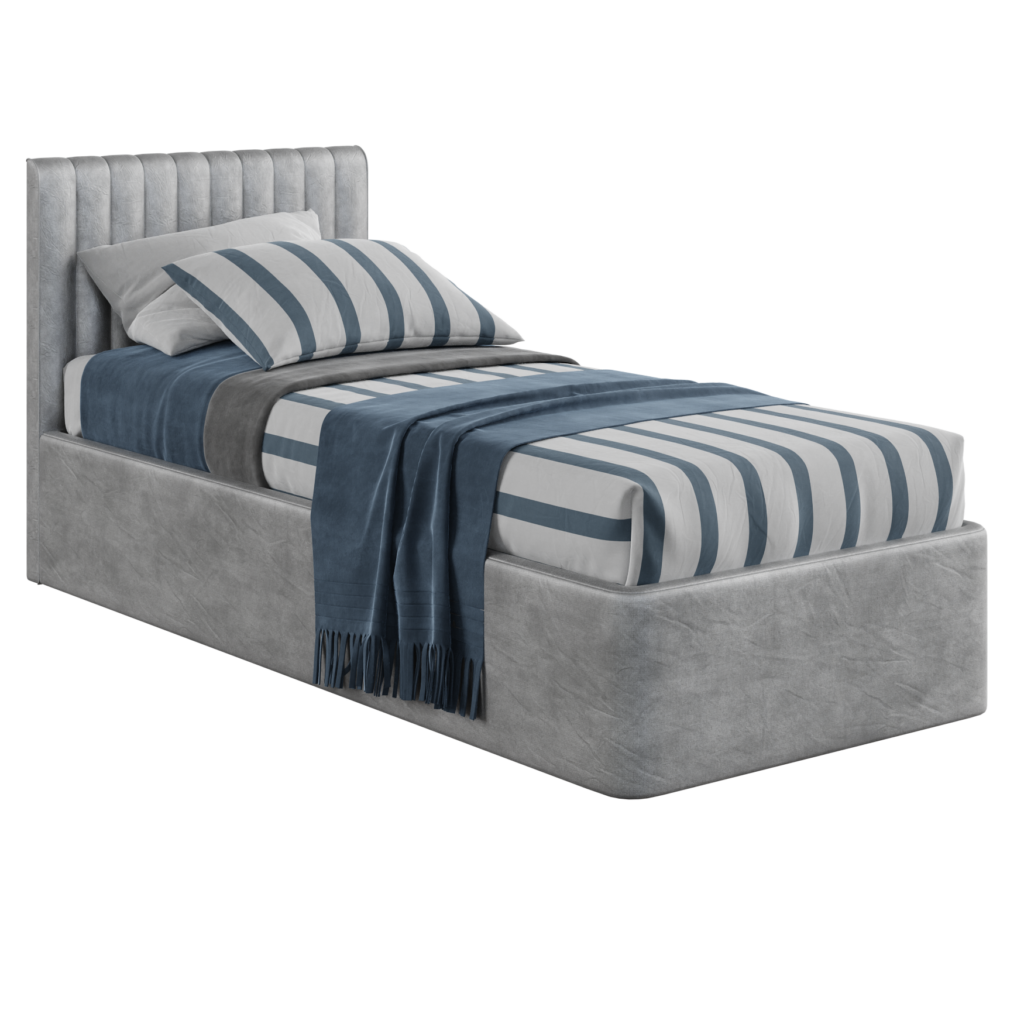 Modern Single Bed 01 • iMeshh - 3D Model for Blender 4.0+