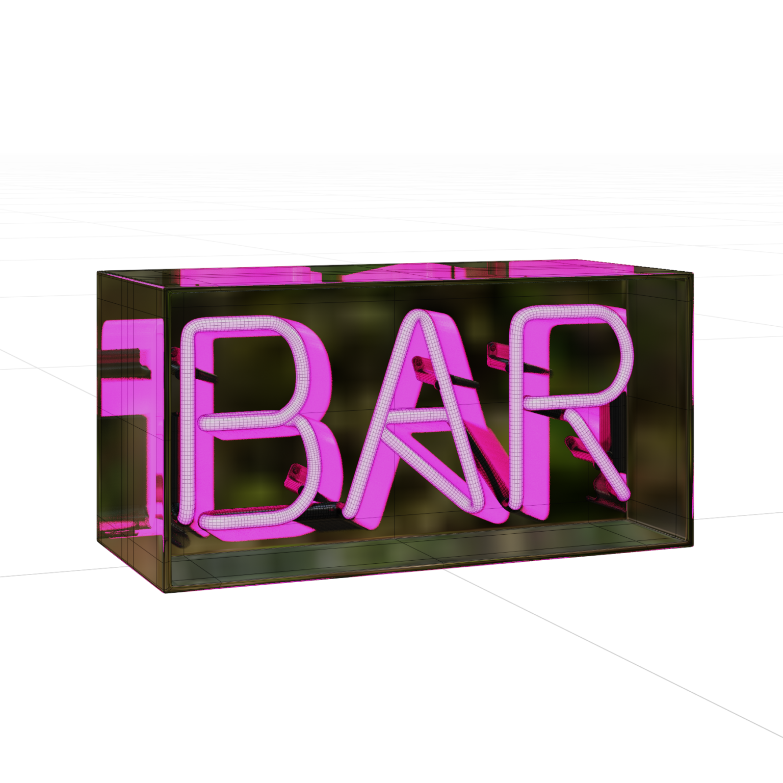 Neon Bar Light 01 • Imeshh 3d Model For Blender 40