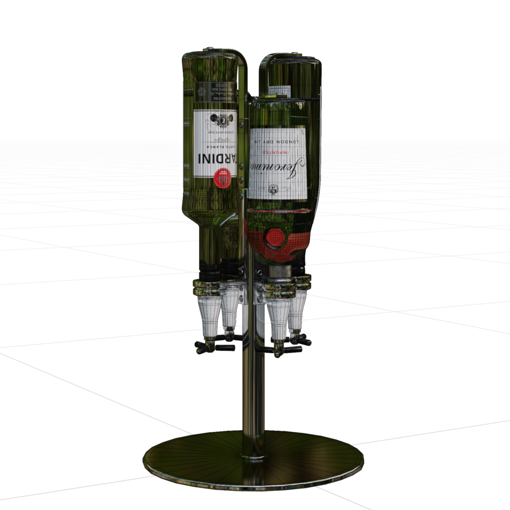 Spirit Dispenser 01 • iMeshh - 3D Model for Blender 4.0+