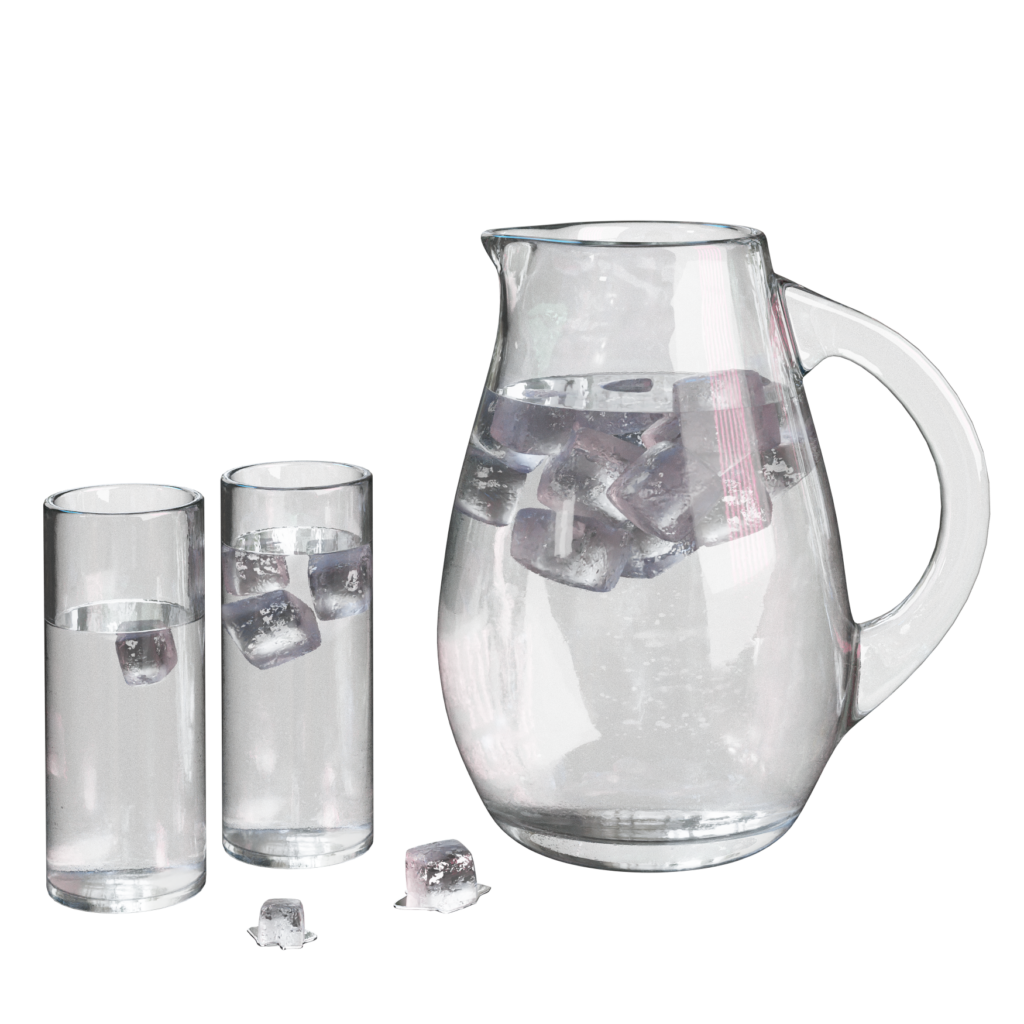 Ice Water 01 • iMeshh - 3D Model for Blender 4.0+