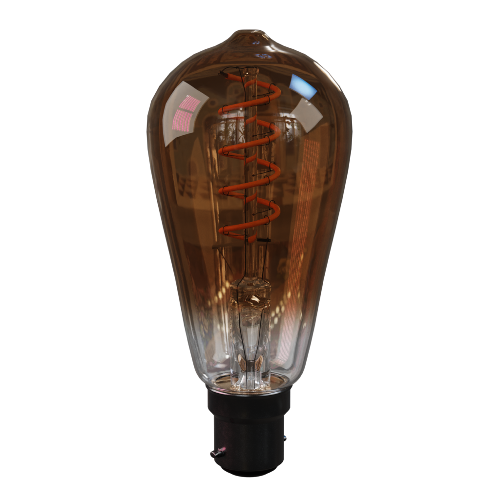 Thamesmead Vintage Teardrop Bulb 02 • iMeshh - 3D Model for Blender 4.0+