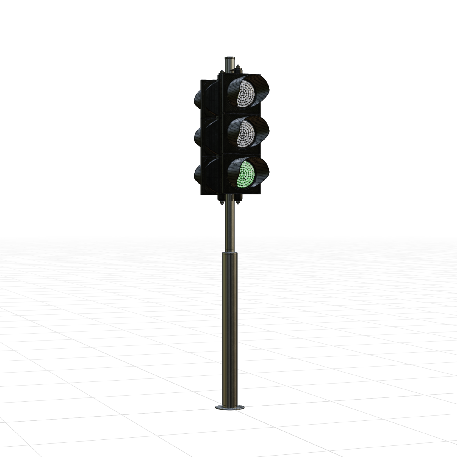 UK Traffic Light 02 • iMeshh - 3D Model for Blender 4.0+
