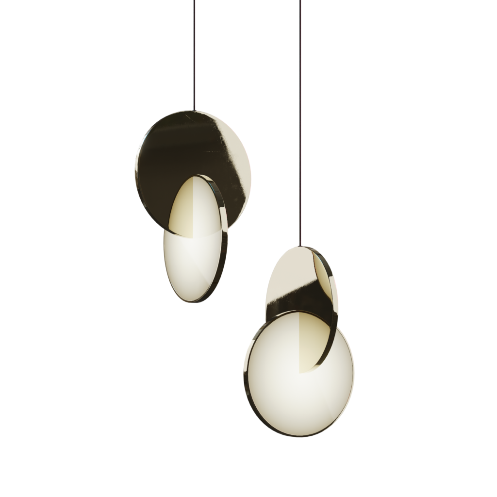 Disk Pendant Light 01 • iMeshh - 3D Model for Blender 4.0+