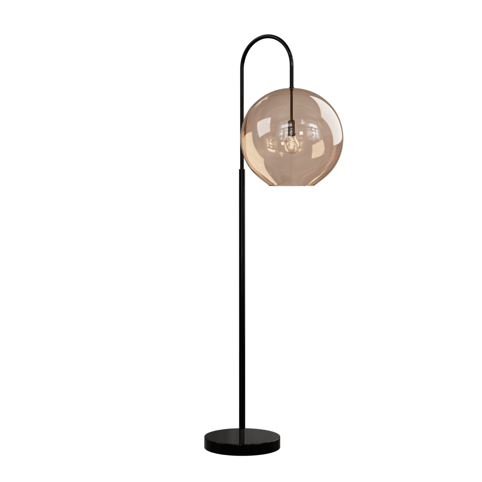 Glass Globe Floor Lamp 01 • iMeshh - 3D Model for Blender 4.0+