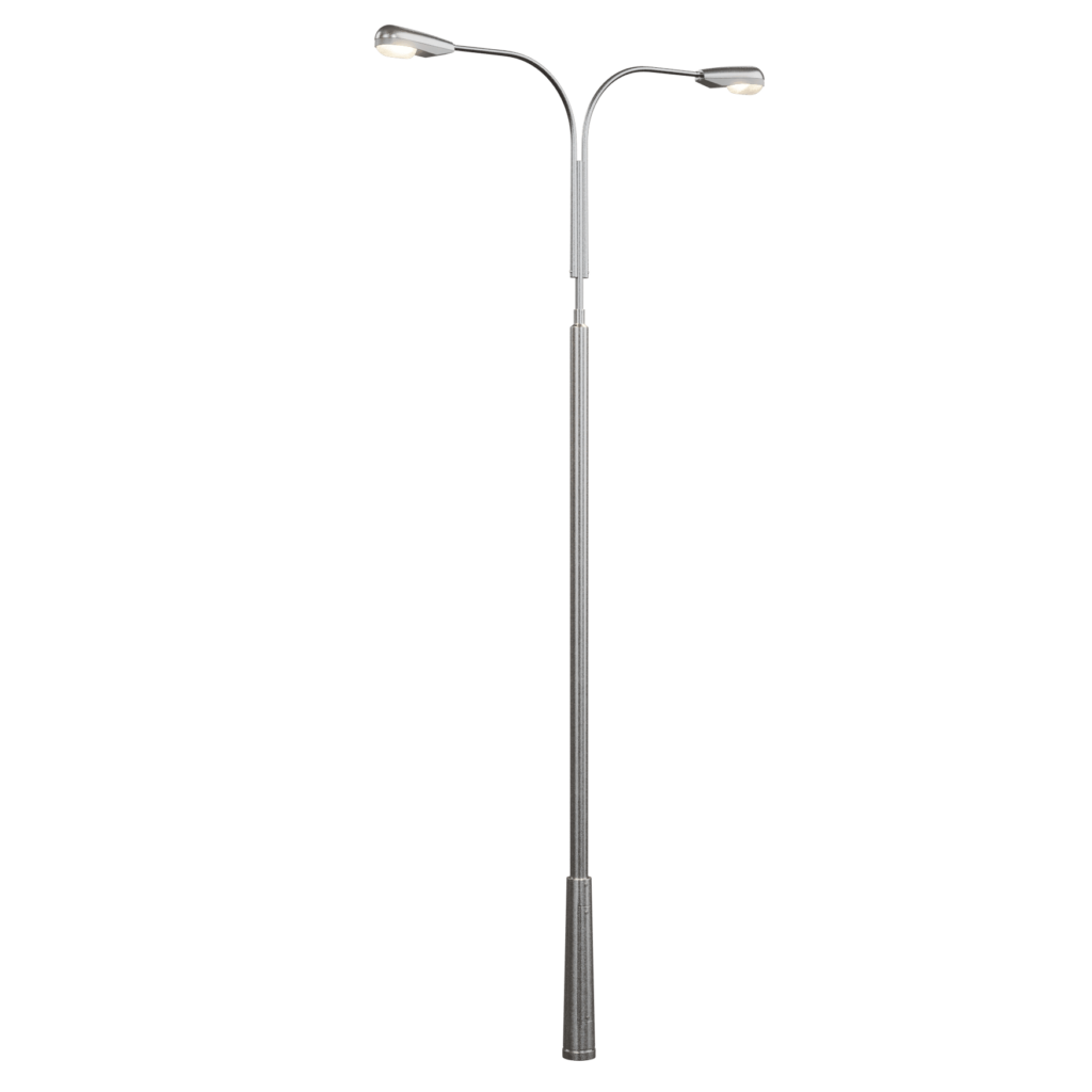 Modern Double Street Light 01 • iMeshh - 3D Model for Blender 4.0+