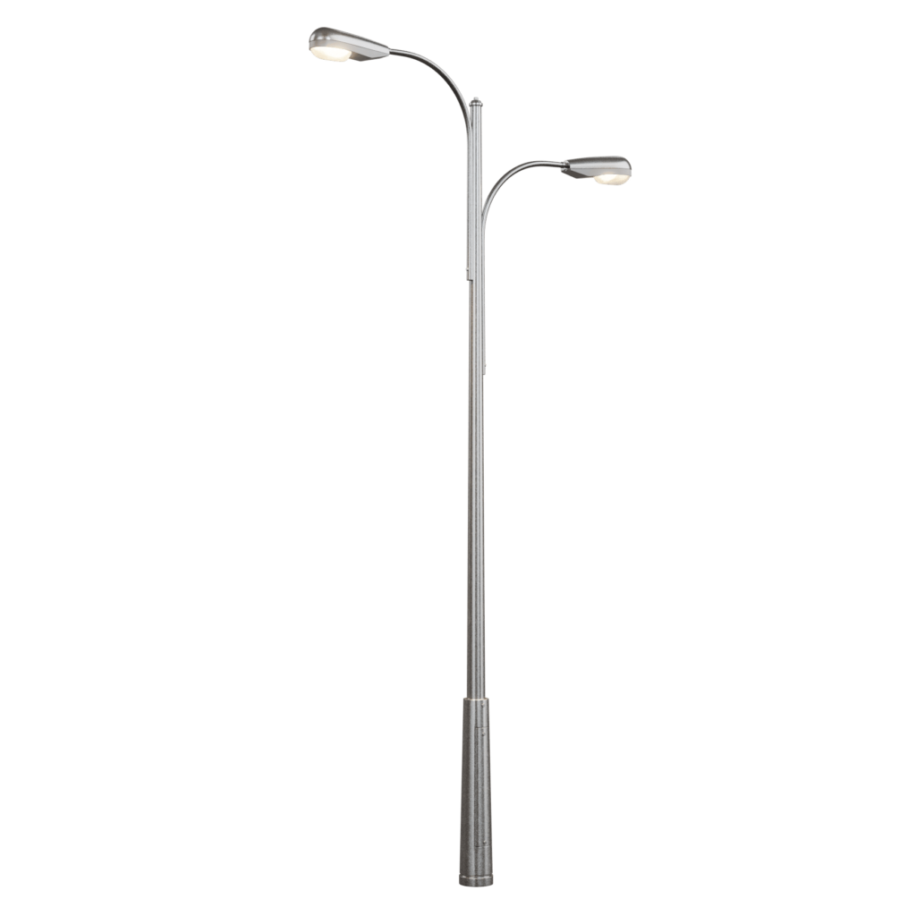 Modern Double Street Light 02 3D Models for Blender • iMeshh 3D Model ...