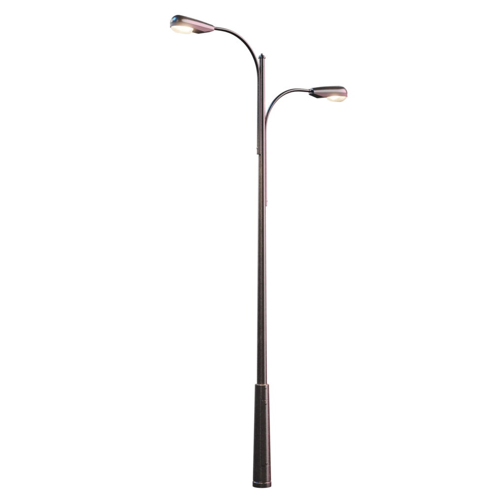 Modern Double Street Light 02 3D Models for Blender • iMeshh 3D Model ...