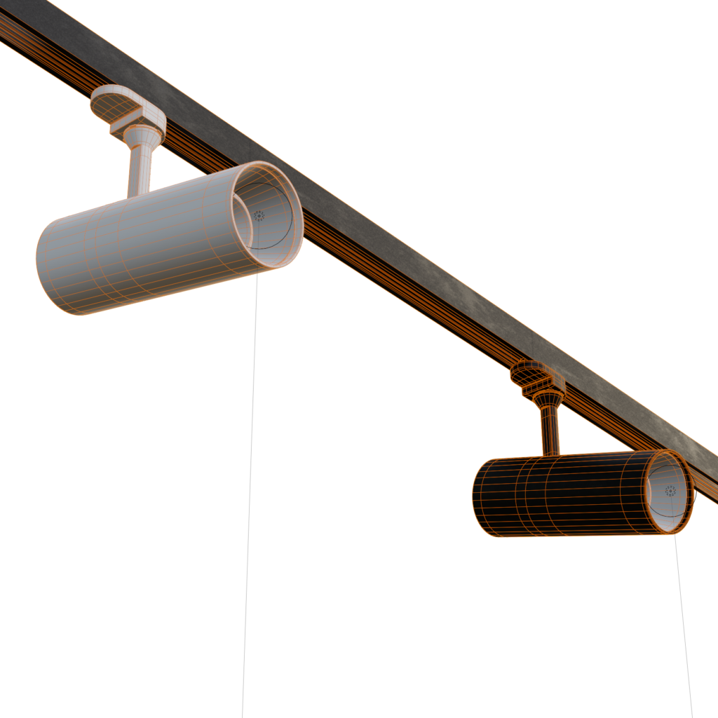 Cylinder Spotlight 06 • iMeshh - 3D Model for Blender 4.0+