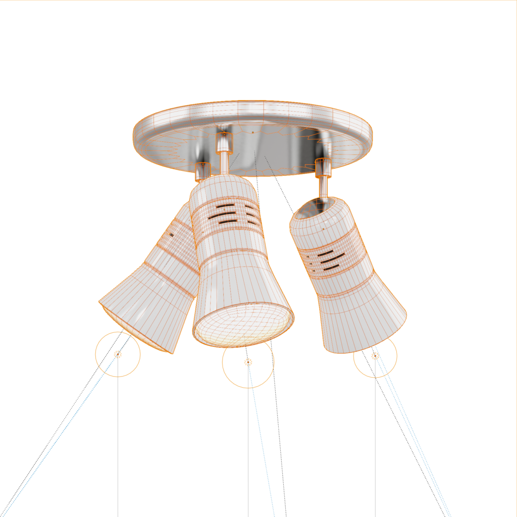 Cylinder Spotlight 08 • iMeshh - 3D Model for Blender 4.0+
