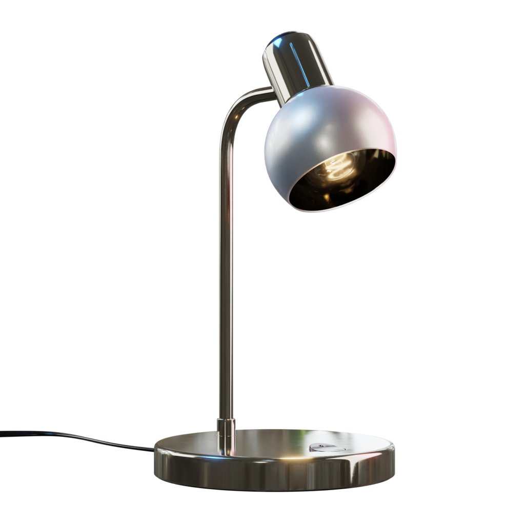 Round Office Desk Lamp 01 • iMeshh - 3D Model for Blender 4.0+
