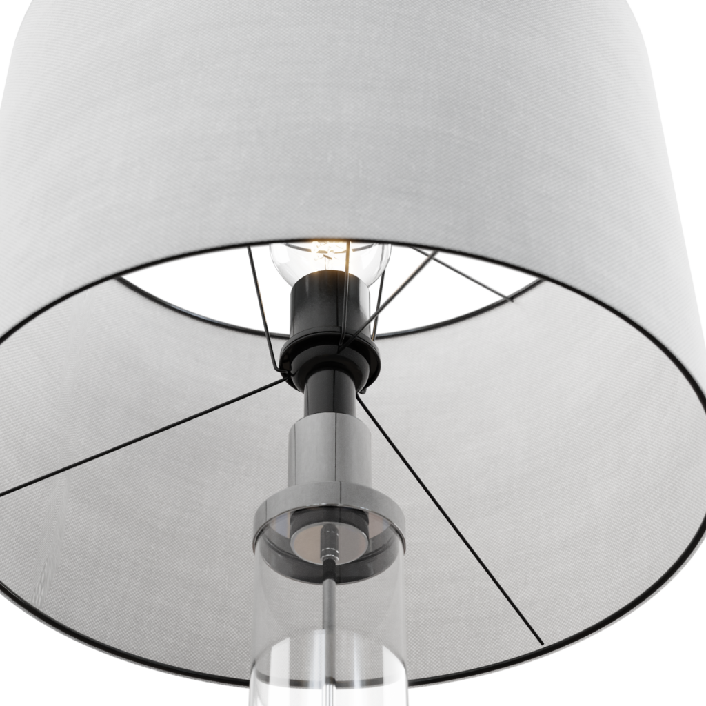 Glass Neck Table Lamp 01 • iMeshh - 3D Model for Blender 4.0+