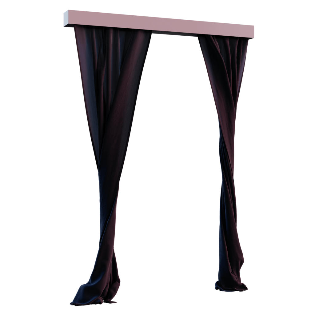 Curtains • iMeshh - 3D Models for Blender 4.0+
