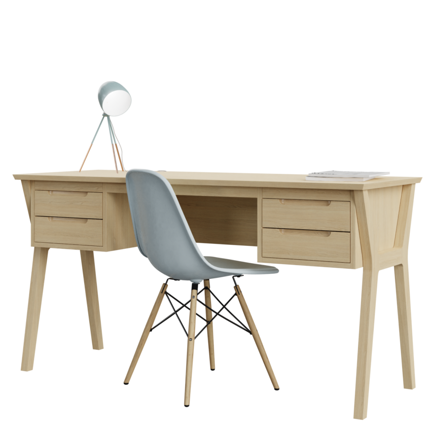 Curved Office Desk 01 • iMeshh - 3D Model for Blender 4.0+