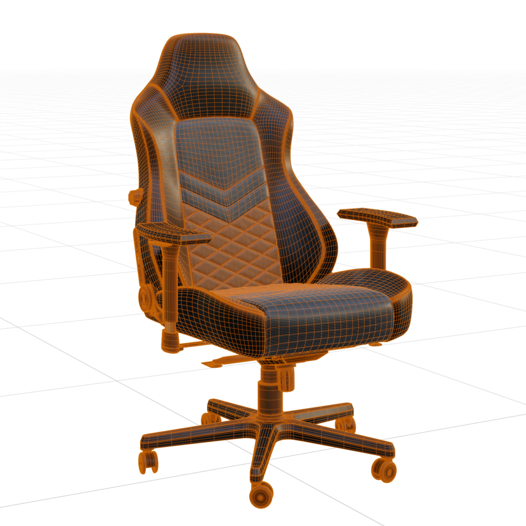 Gaming Chair 01 • iMeshh - 3D Model for Blender 4.0+