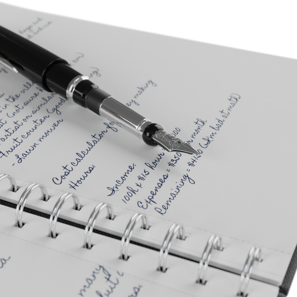 Notepad 02 for Blender • iMeshh 3D Model Library