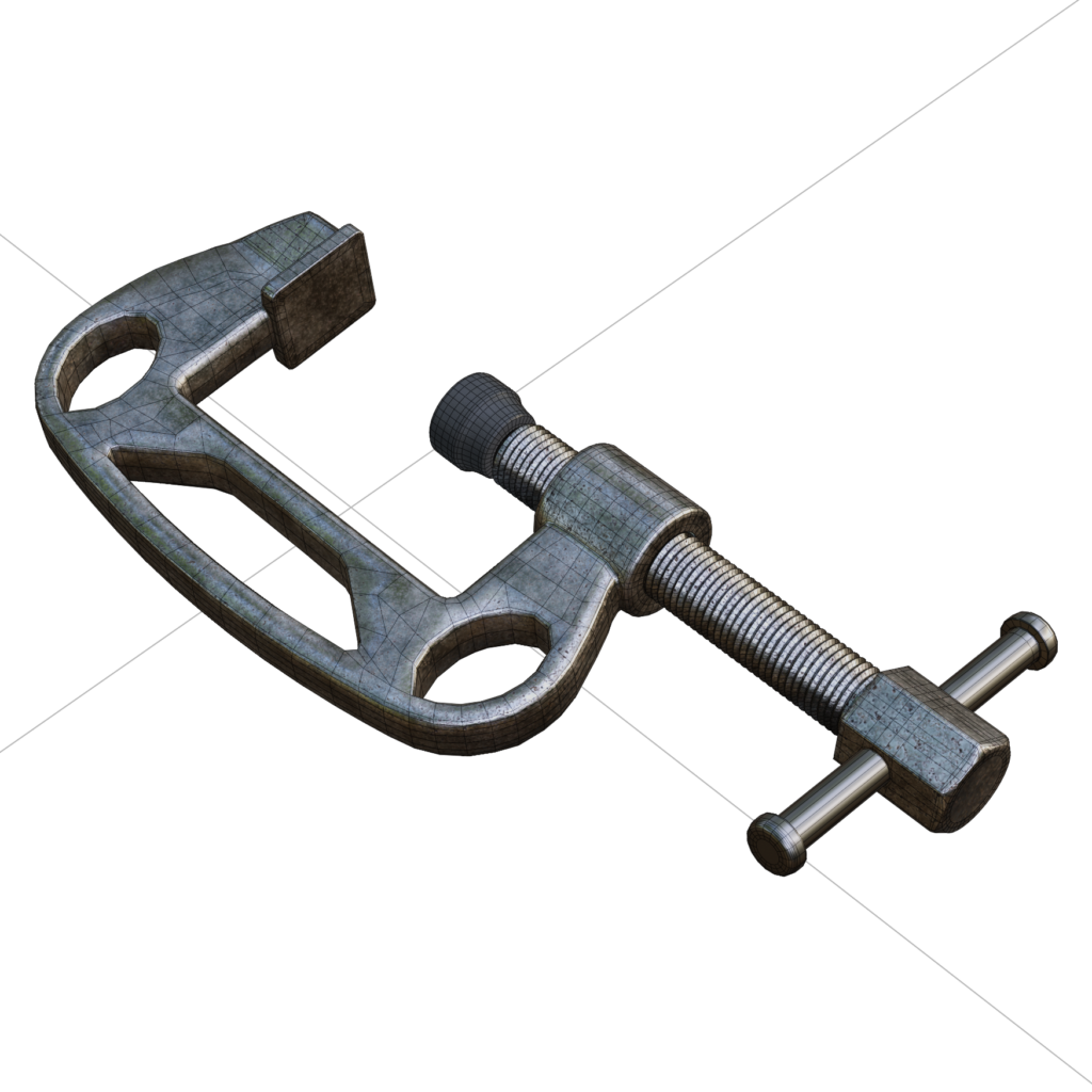 Clamp 01 • iMeshh - 3D Model for Blender 4.0+