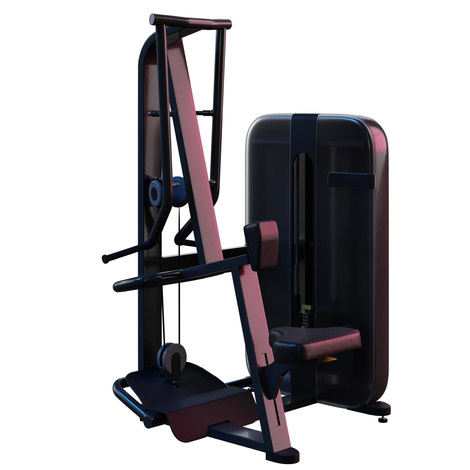 Back Row Machine 01 • iMeshh - 3D Model for Blender 4.0+