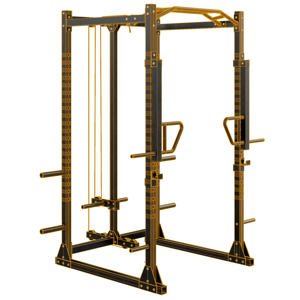 Gym Rack 01 • iMeshh - 3D Model for Blender 4.0+