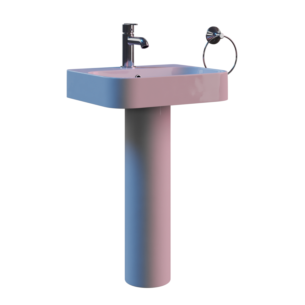 Freestanding Basin Unit 01 • iMeshh - 3D Model for Blender 4.0+