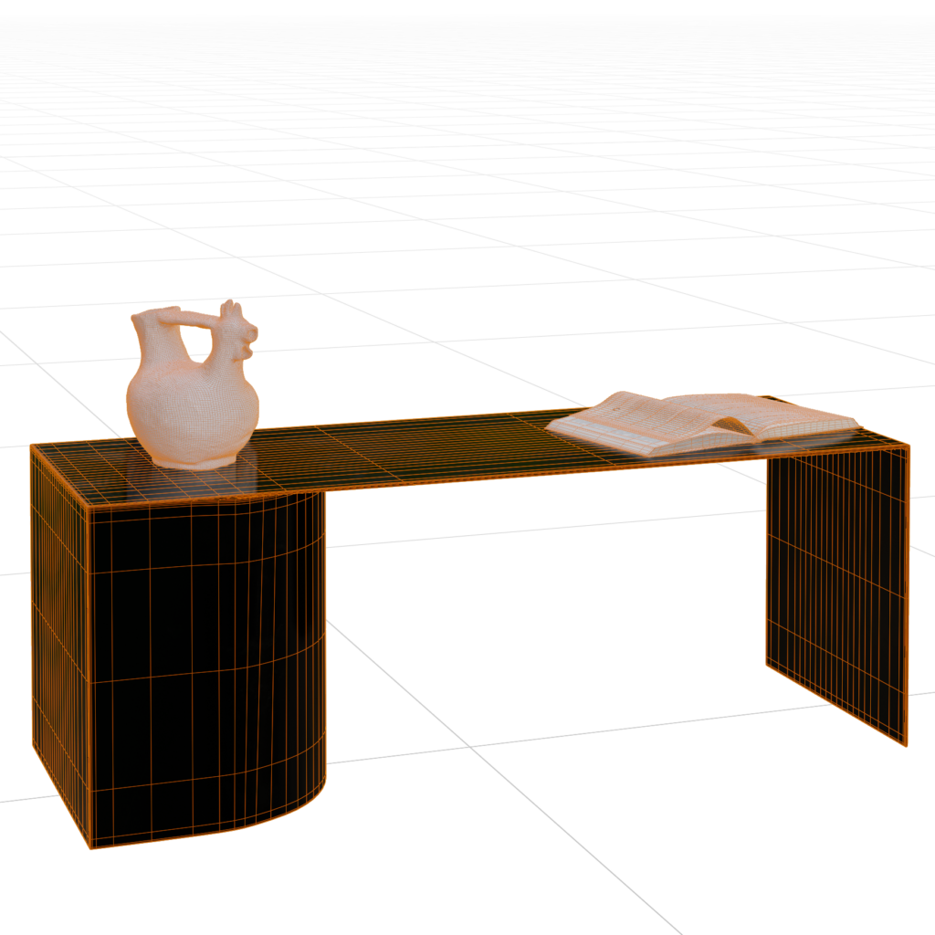 Round Base Coffee Table 01 • iMeshh - 3D Model for Blender 4.0+