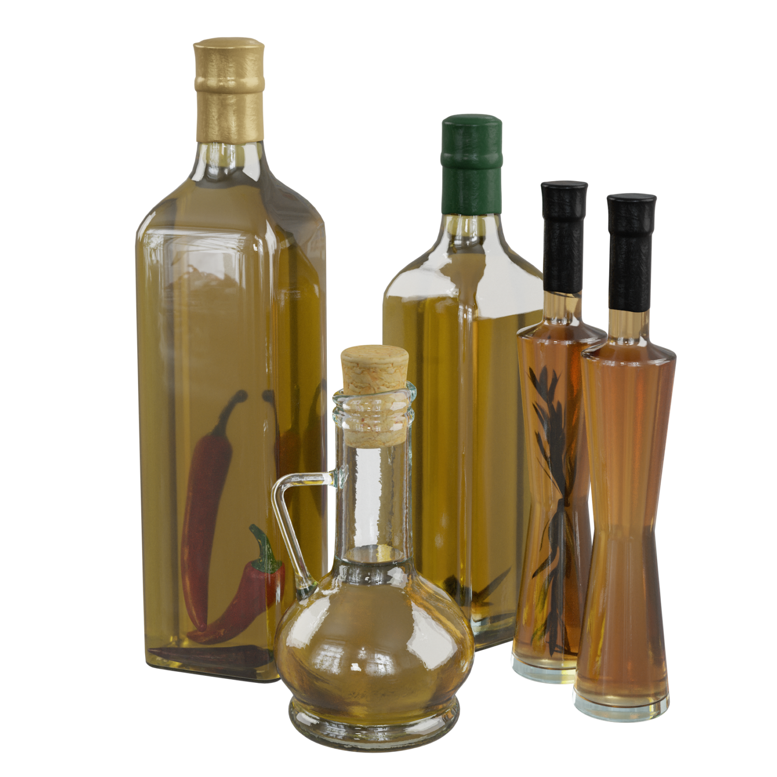 Cooking Oils 01 • iMeshh - 3D Model for Blender 4.0+