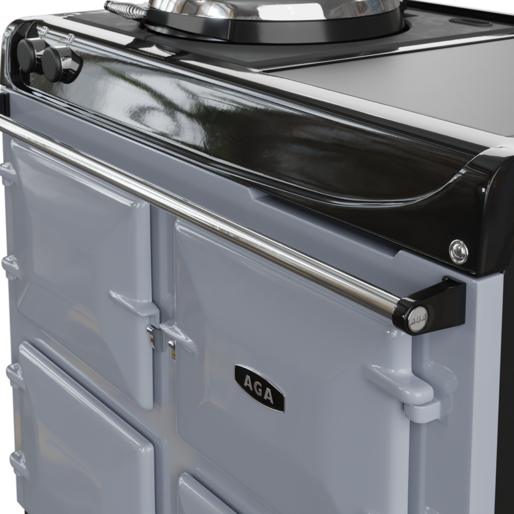 AGA Oven 100 01 • iMeshh - 3D Model for Blender 4.0+