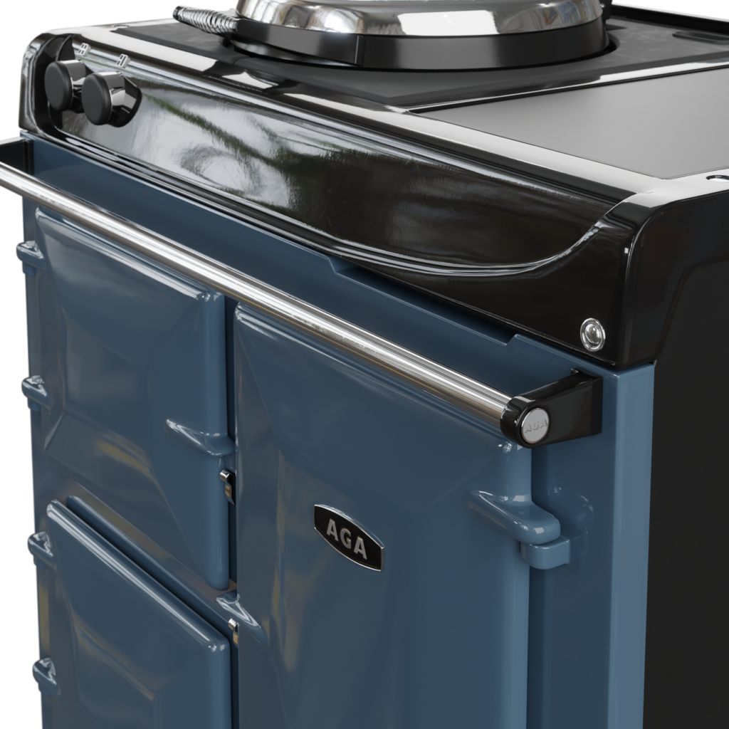 AGA Oven 90 01 • iMeshh - 3D Model for Blender 4.0+