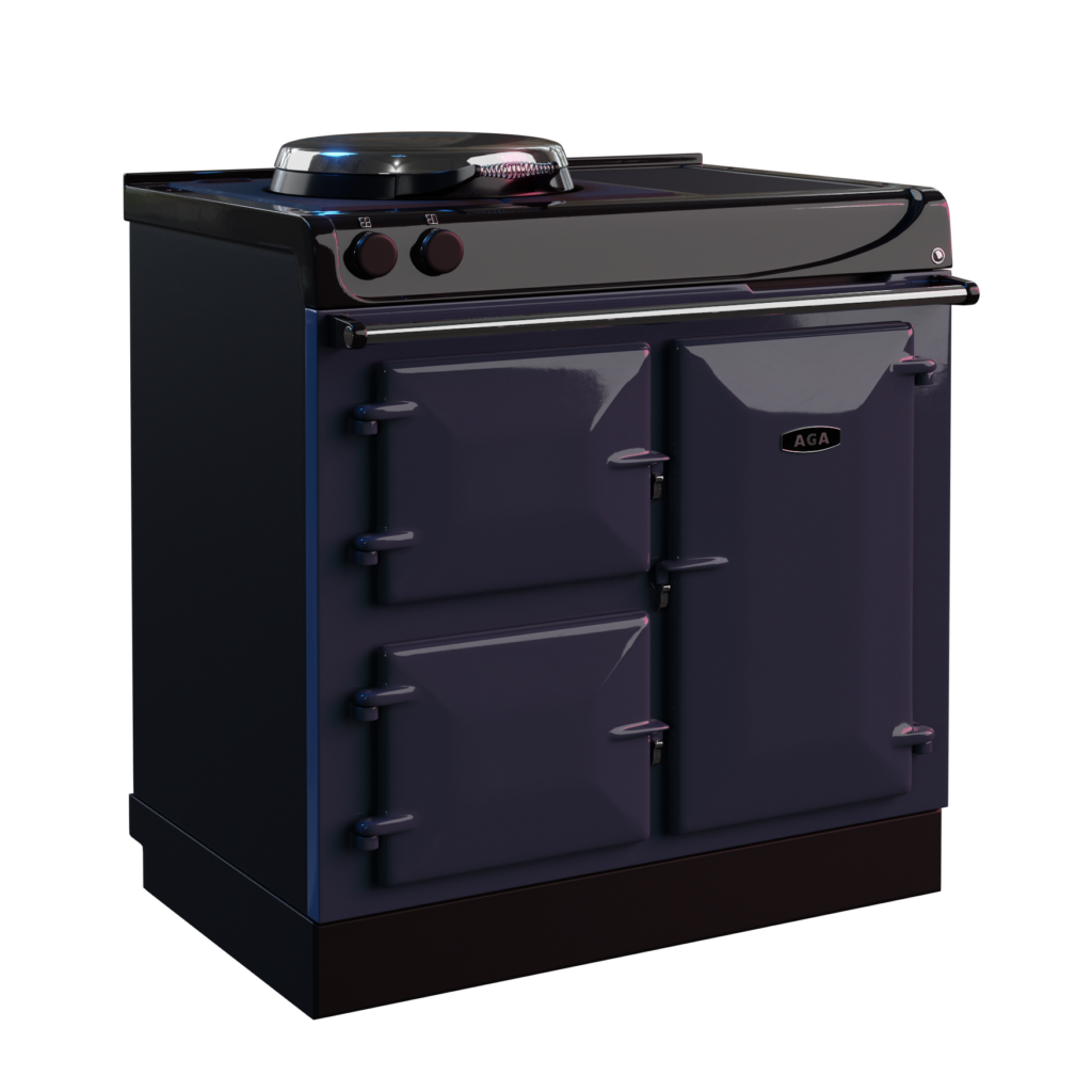 AGA Oven 90 01 • iMeshh - 3D Model for Blender 4.0+