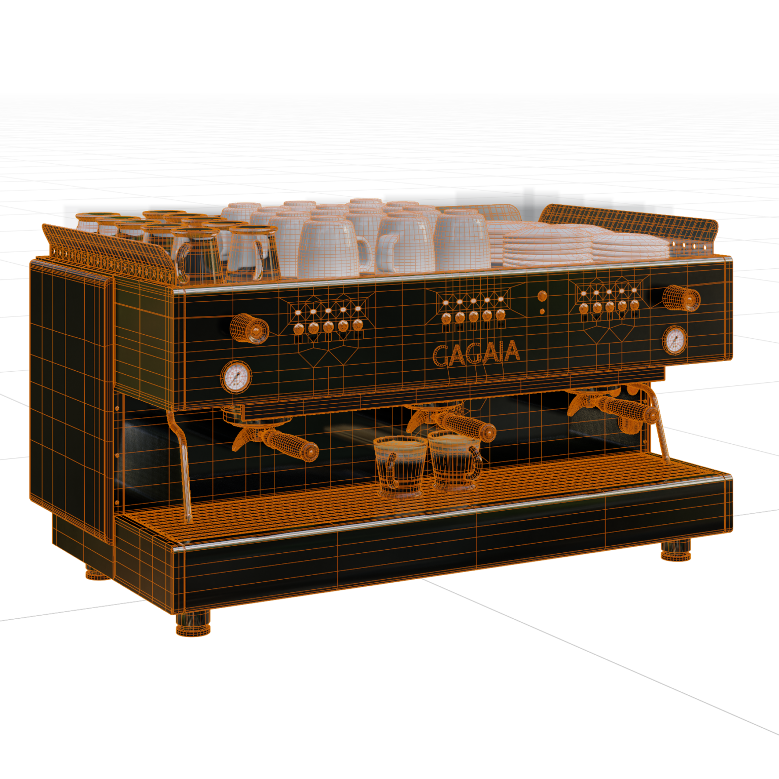 Industrial Coffee Machine 01 • iMeshh - 3D Model for Blender 4.0+