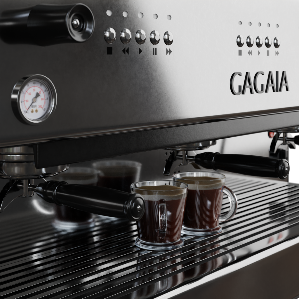 Industrial Coffee Machine 01 • iMeshh - 3D Model for Blender 4.0+