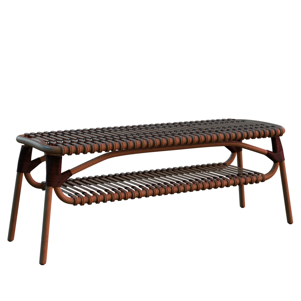Rattan Bench 01 • iMeshh - 3D Model for Blender 4.0+