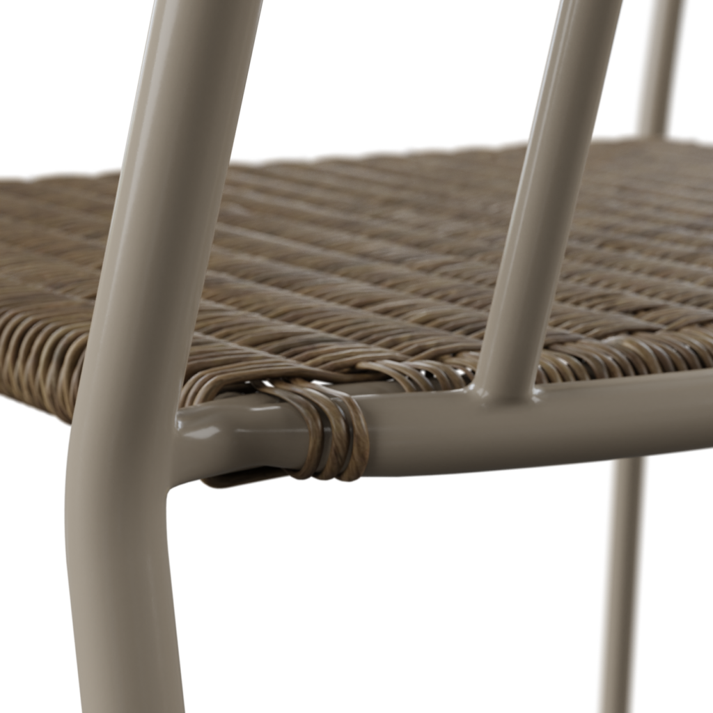 Metal Wicker Chair 01 • iMeshh - 3D Model for Blender 4.0+