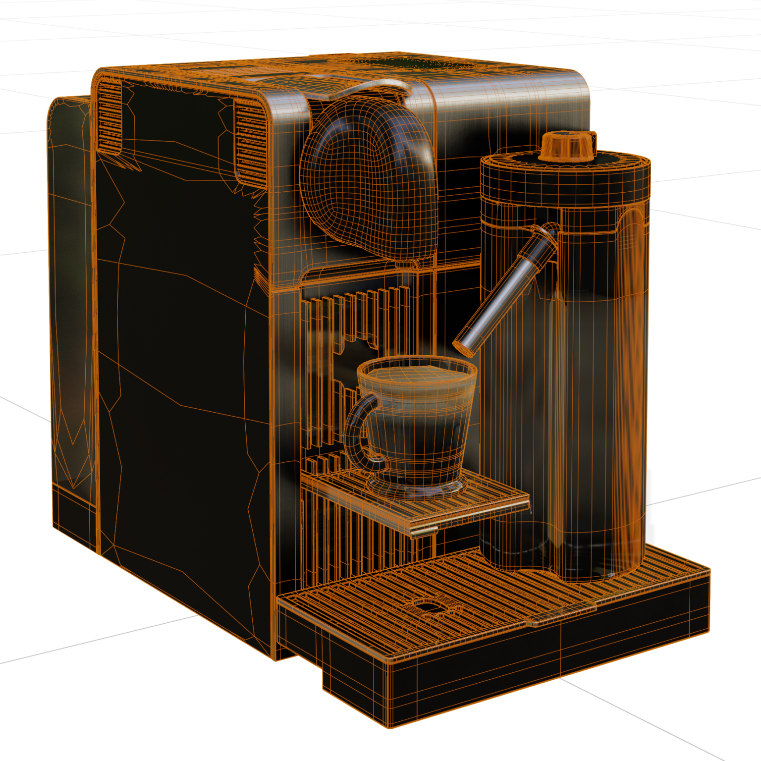 Espresso Machine 01 for Blender • iMeshh 3D Model Library