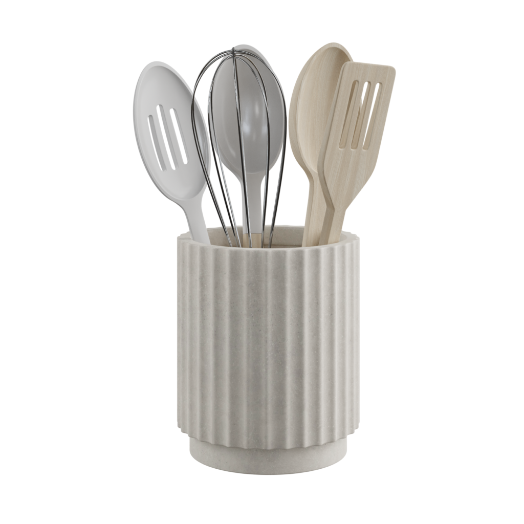 White Kitchen Utensils 01 • iMeshh - 3D Model for Blender 4.0+