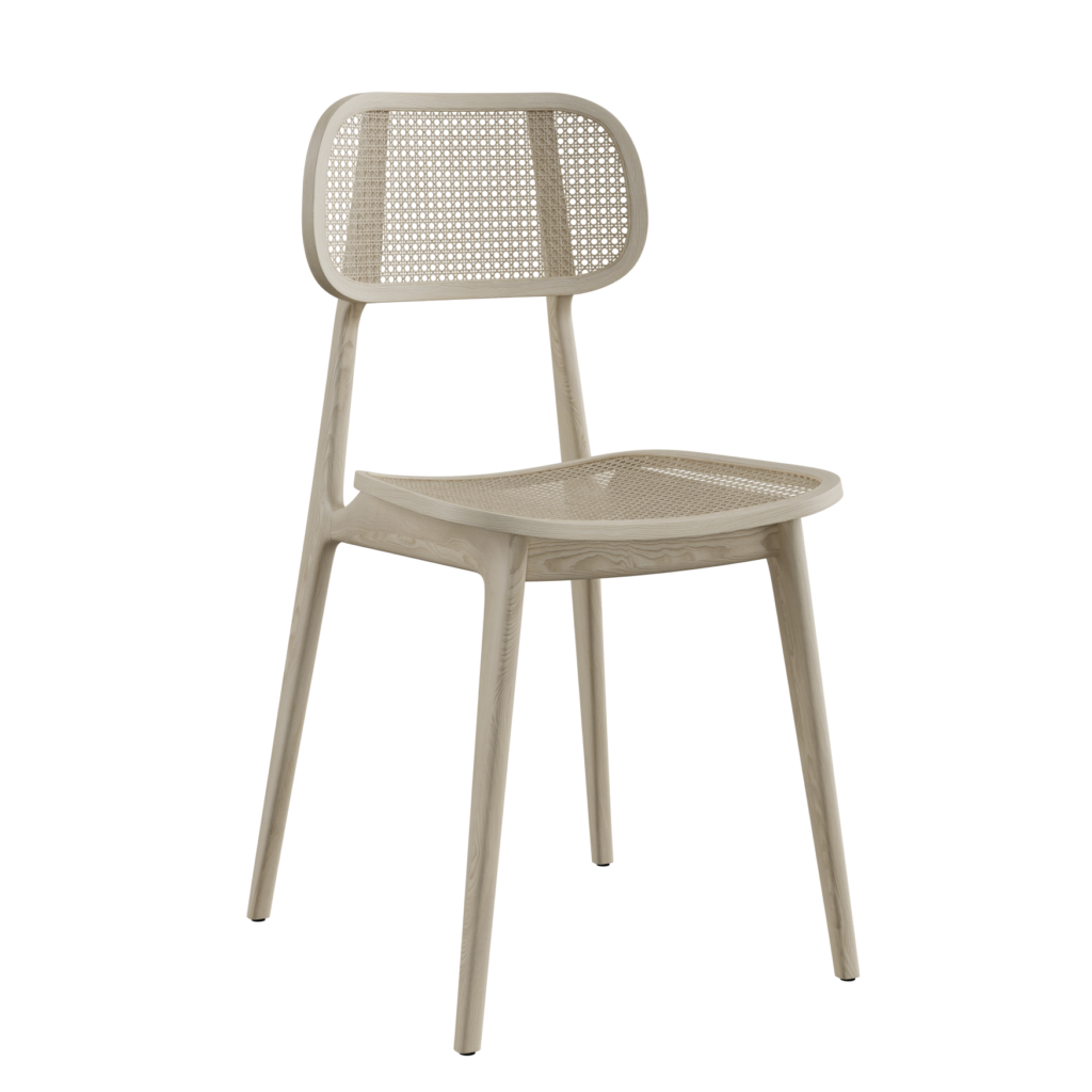 Wicker Wood Chair 02 • iMeshh - 3D Model for Blender 4.0+