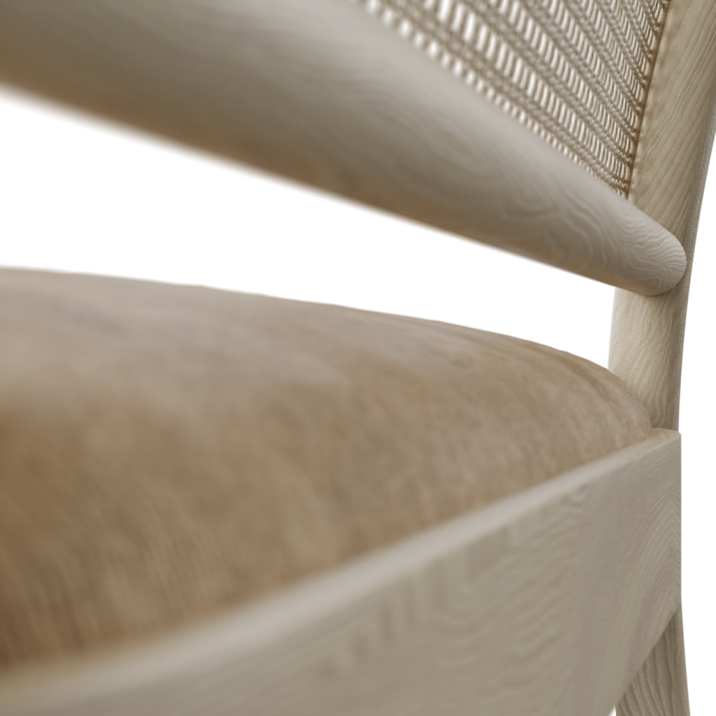 Wicker Lounge Chair 06 • iMeshh - 3D Model for Blender 4.0+