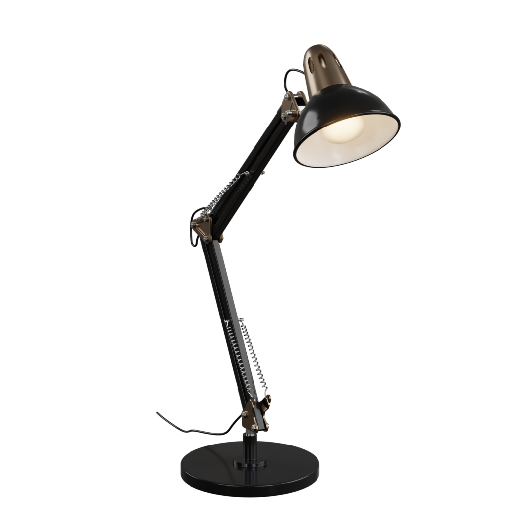Adjustable Classic Table Lamp 01 • iMeshh - 3D Model for Blender 4.0+